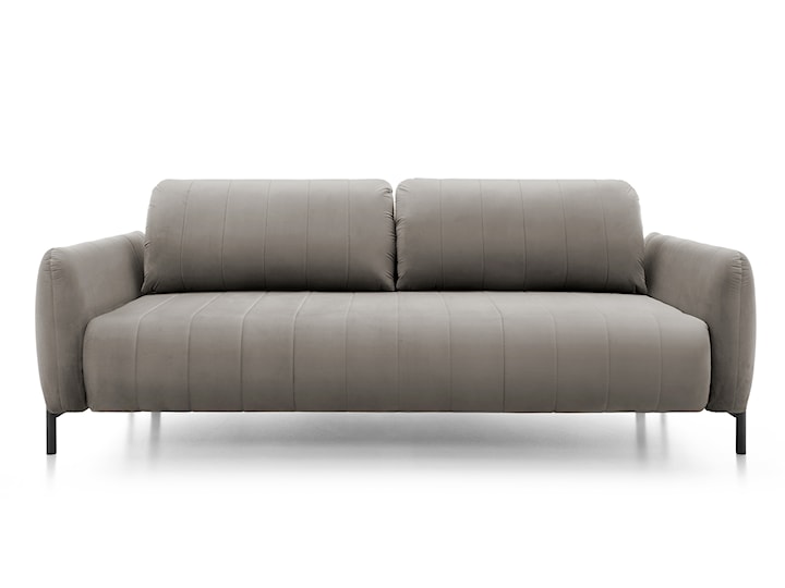 Kanapa rozkładana trzyosobowa Neva szara z pojemnikiem w tkaninie ...