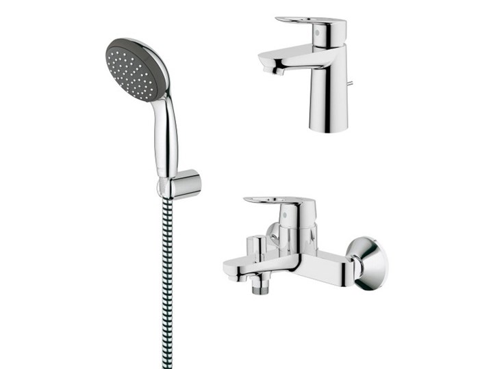 Zestaw wannowy Grohe Start Loop chrom - Zestawy prysznicowe - Homebook