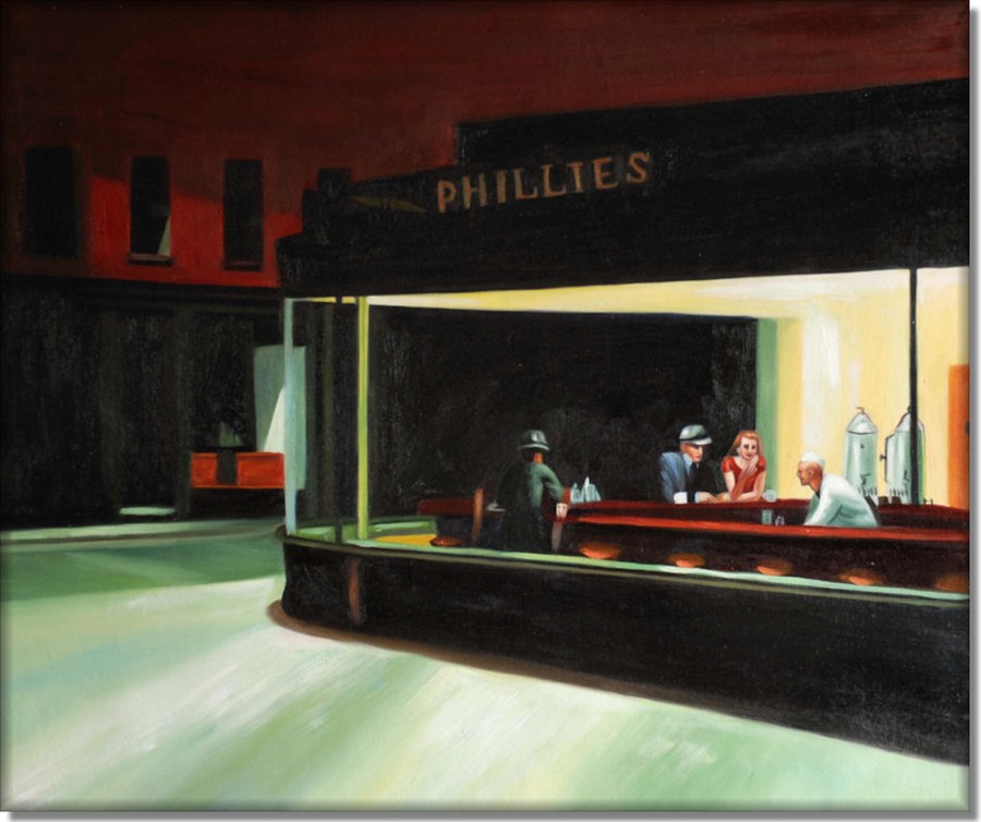 Edward Hopper Nocne Marki Dream Painting Edward