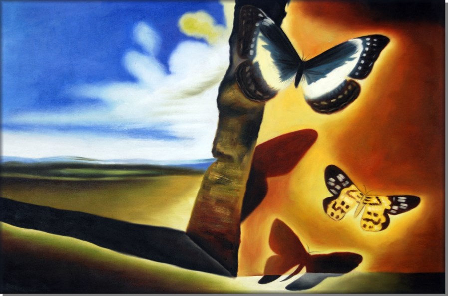 Landscape With Butterflies 1956 Salvador Dali